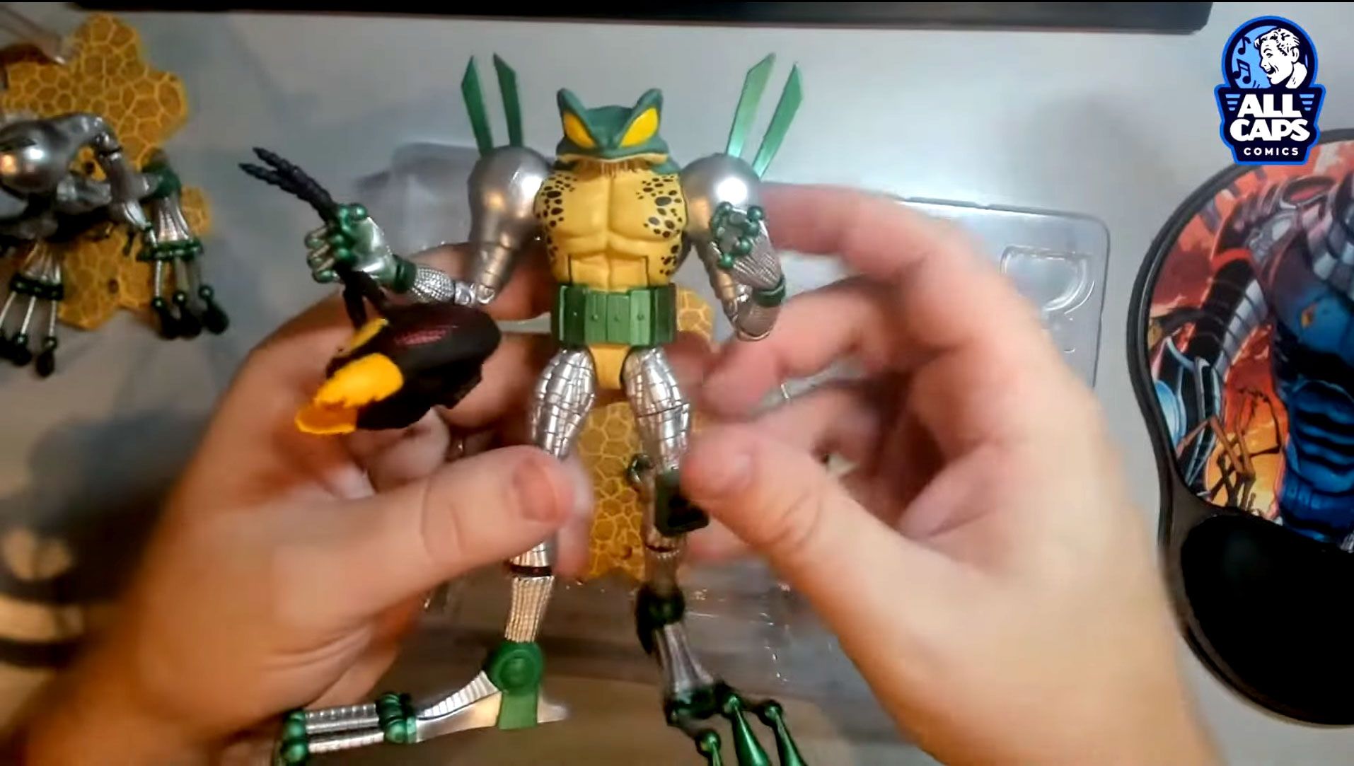 CyberFrog Action Figure Demo - Amphibionix